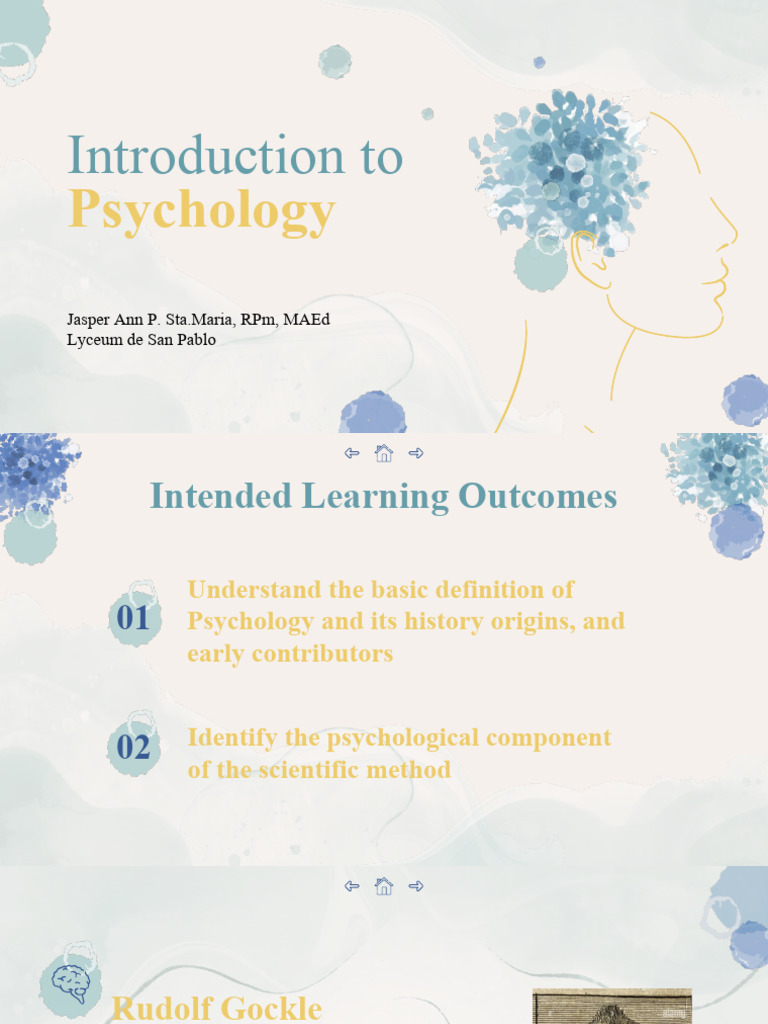 Introduction to Psychology Basics | PDF | Psychology | Scientific Method