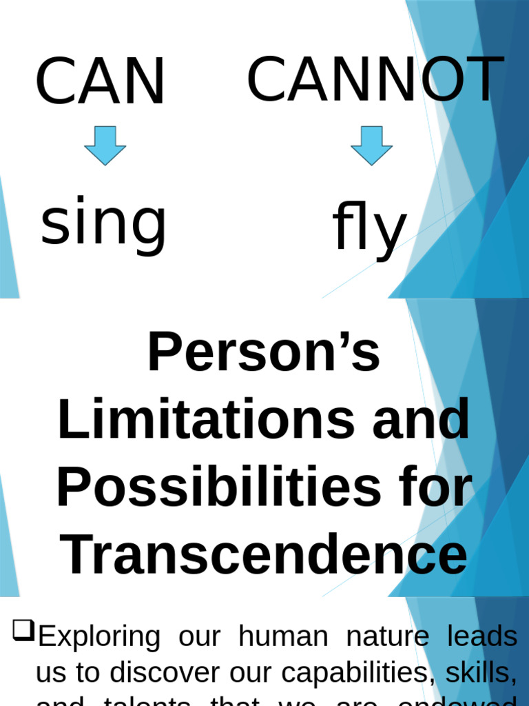 Surpassing Human Limitations | PDF | Transcendence (Religion) | Liberal ...