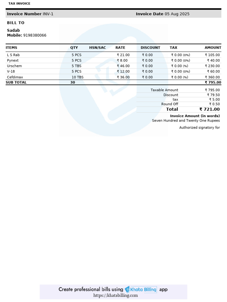Inv 1 Sadab | PDF