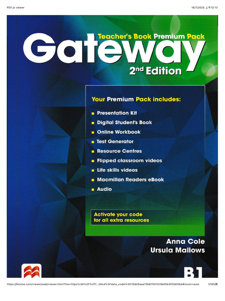Gateway B1 Teacher's Book 2nd Edition - FEISMO - Com Web Standards ...