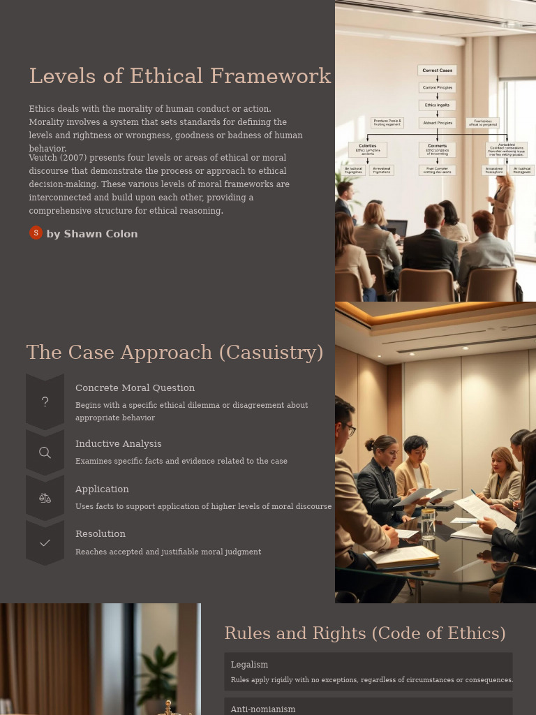 Levels of Ethical Framework 1 | PDF | Morality | Epistemology