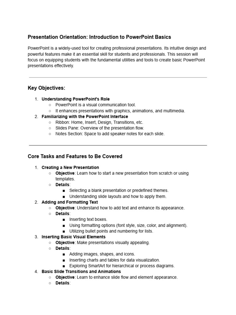 PowerPoint Basics for Beginners | PDF | Microsoft Power Point | Computing