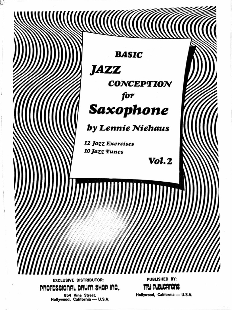 Basic Jazz Conception for Saxophone Vol. 1 | PDF | Musical Forms ...