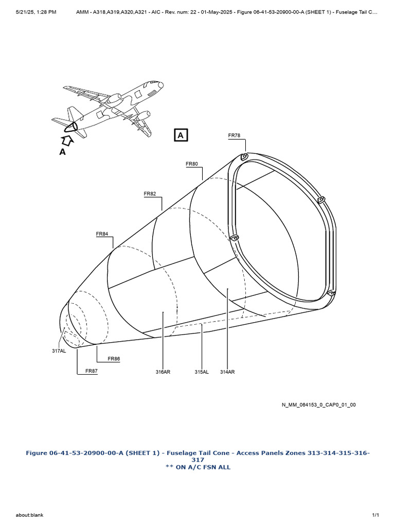 A320 Belly Fairing Access Panels | PDF | Monoplane | Airliner