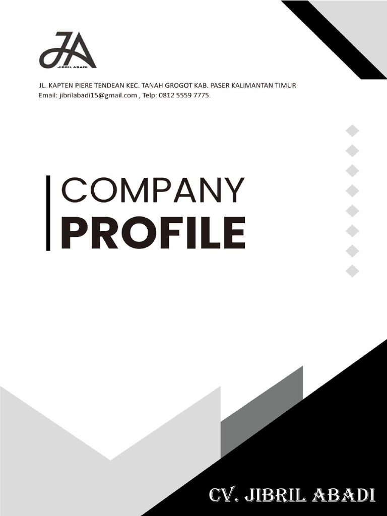 Compro Cv. Jibril Abadi | PDF