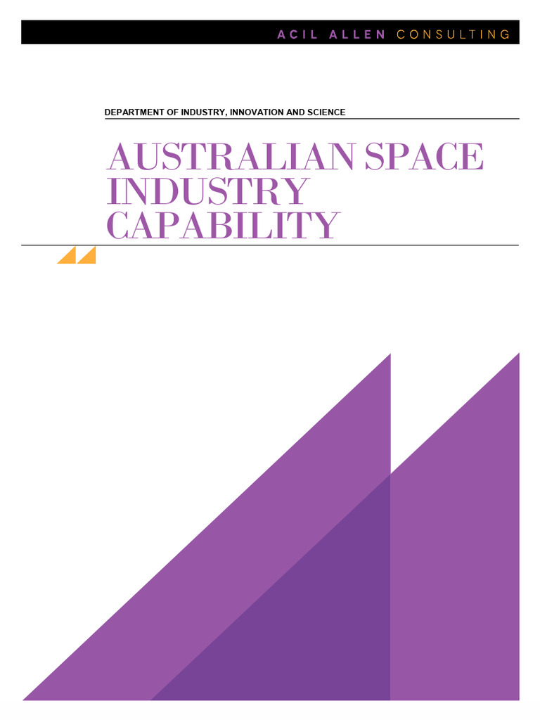 Australian Space Industry Capability Review | PDF | Satellite | Nasa