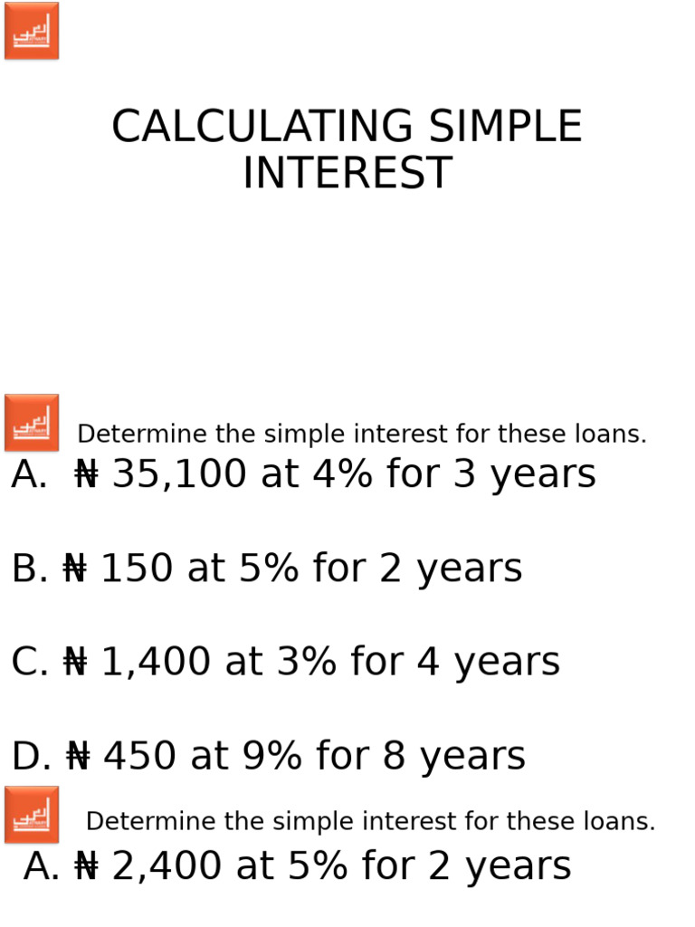 Calculating Simple Interest | PDF | Interest | Loans