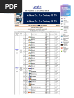 Nilesat 201 - 301 & Eutelsat 7 West A at 7.0°W - LyngSat | PDF | Broadcasting | Television Network