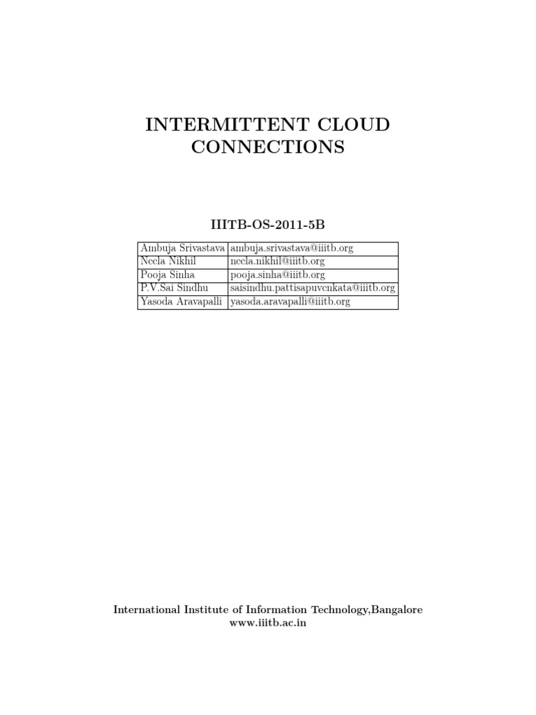 Cloud Report IIIT-B 12 | PDF | Cloud Computing | Virtual Machine