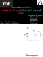 Parallel RL Circuit Analysis Guide | PDF | Electrical Impedance ...