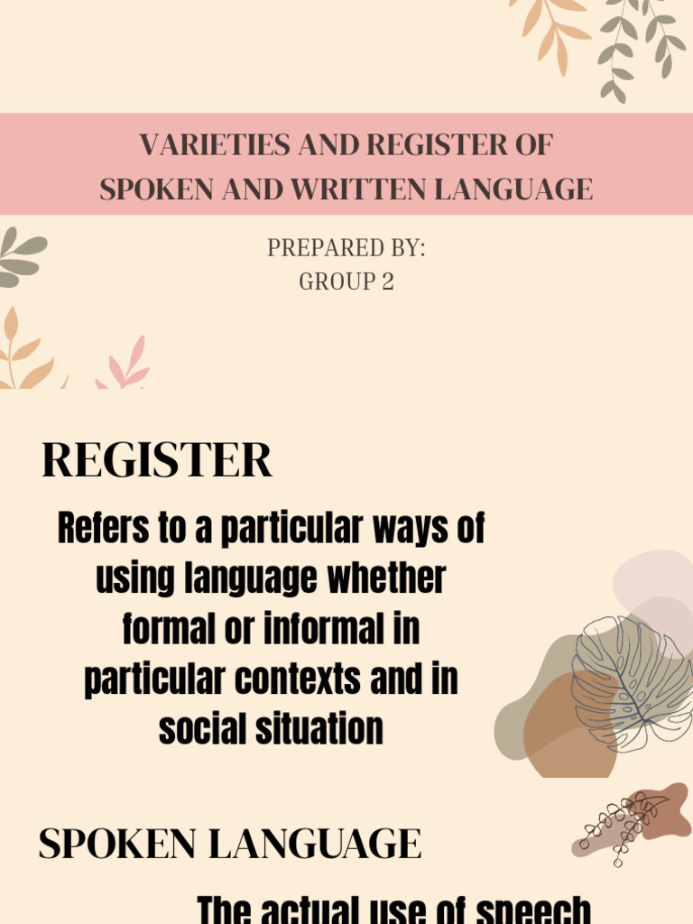 Varieties and Register of Spoken and Written Language 20250731 233710 ...