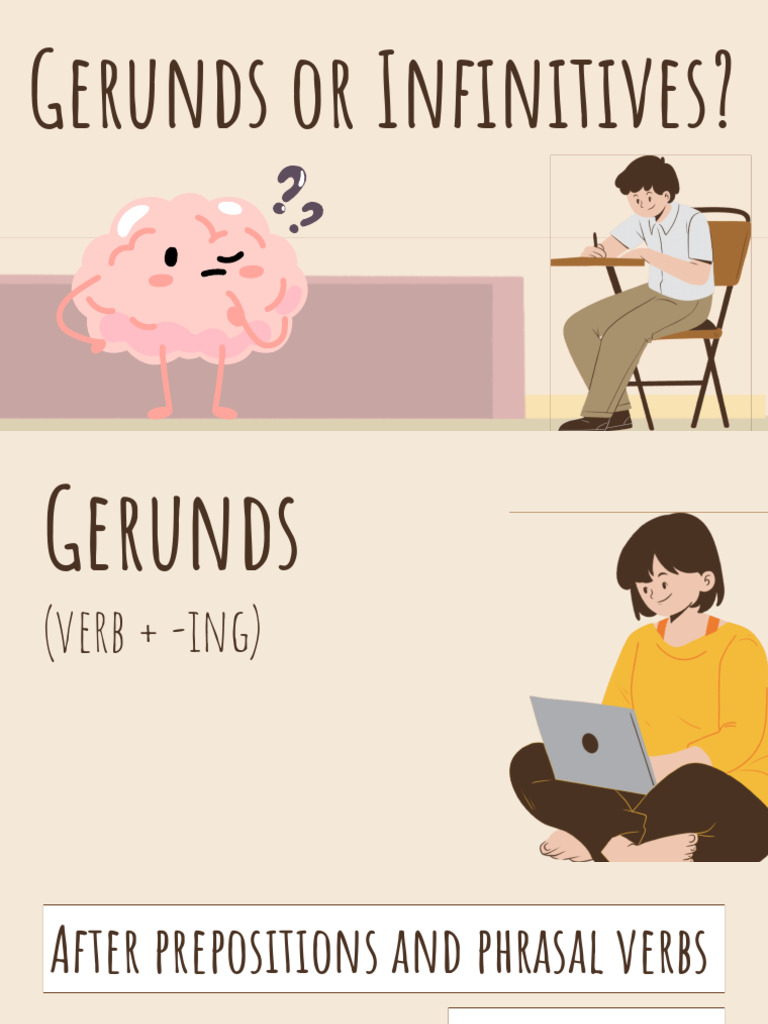 Review Gerunds and Infinitives | PDF | Verb | Semantics
