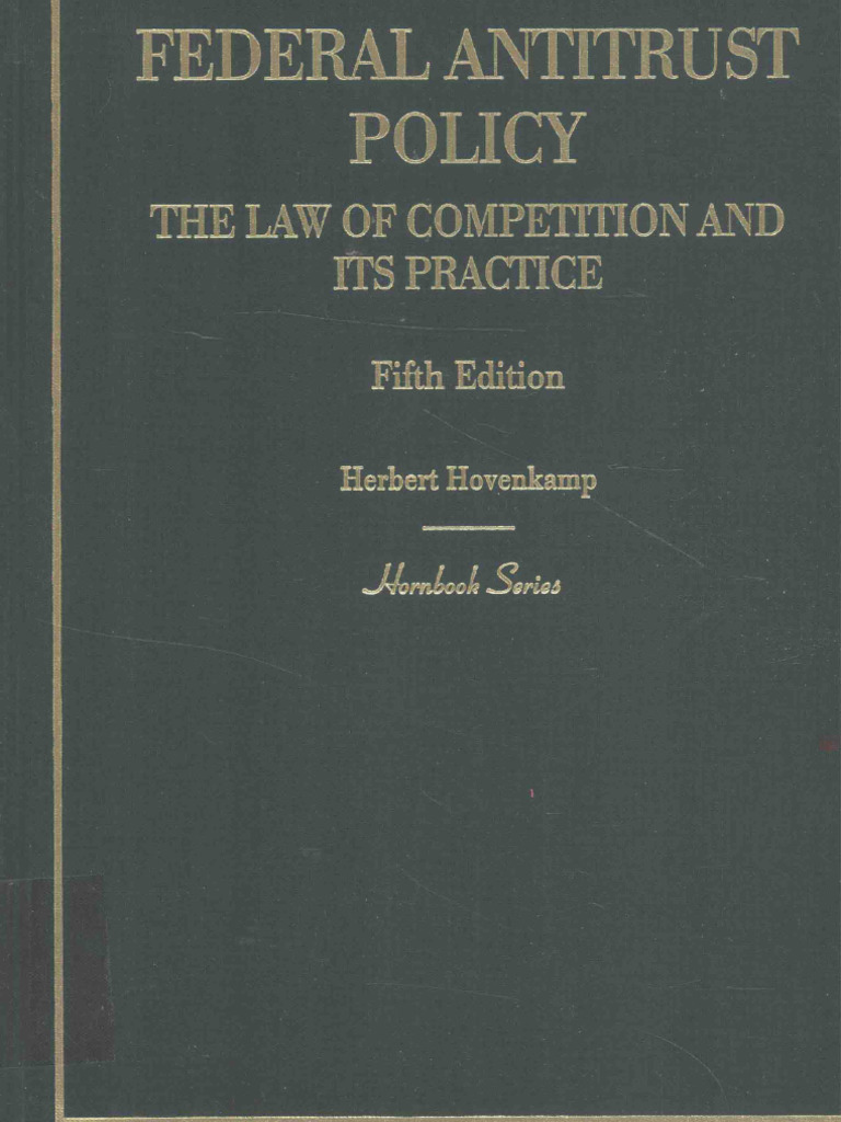 Federal Antitrust Policy Overview | PDF
