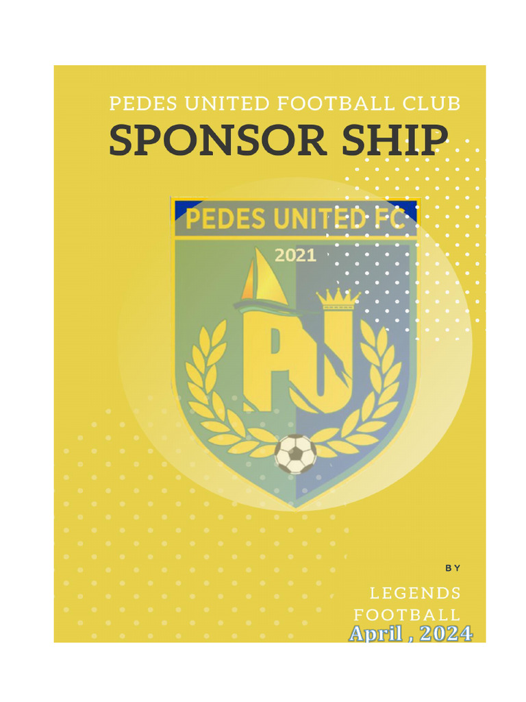 1-Cover Sponsorship JERSEY PUFC | PDF