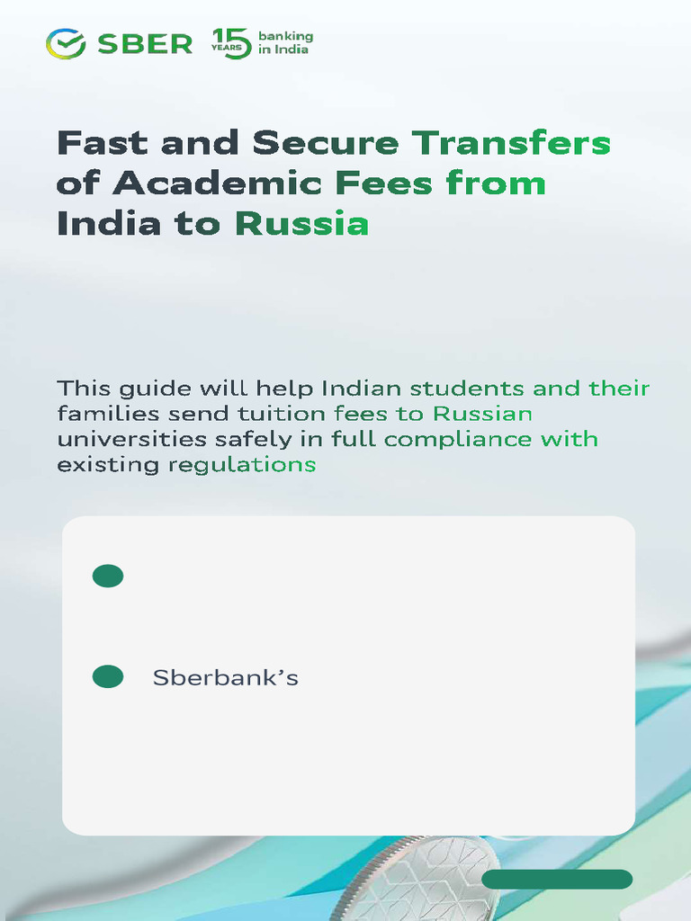 How To Pay Tuition Fee For Studying in Russia - 140725 | PDF | Payments ...