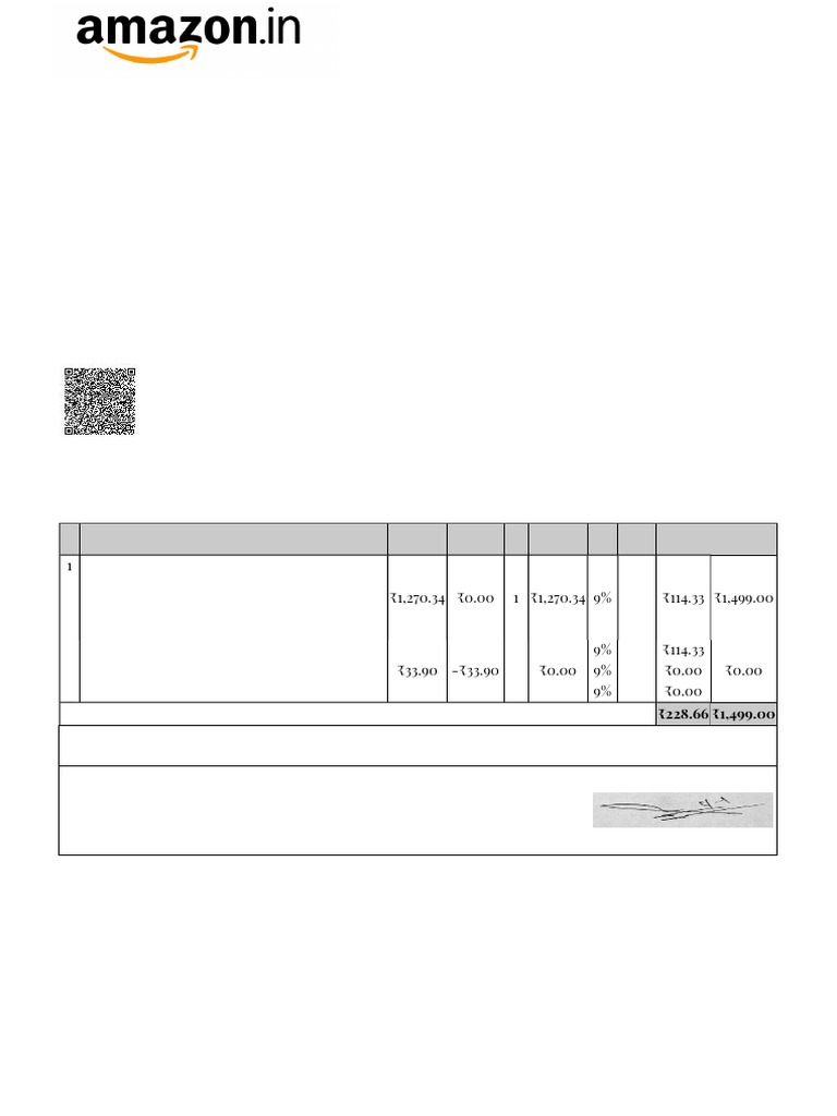 Amazon GST Invoice for Earbuds Purchase | PDF | Invoice | Taxes