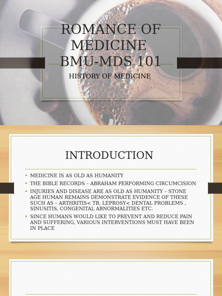 History and Evolution of Medicine | PDF