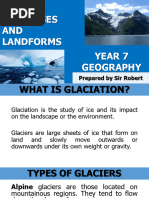 Erosional Landforms - Glacial Troughs Truncated Spurs Hanging Valleys ...