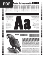 Teste de Impressão Colorida 4 Paginas | PDF