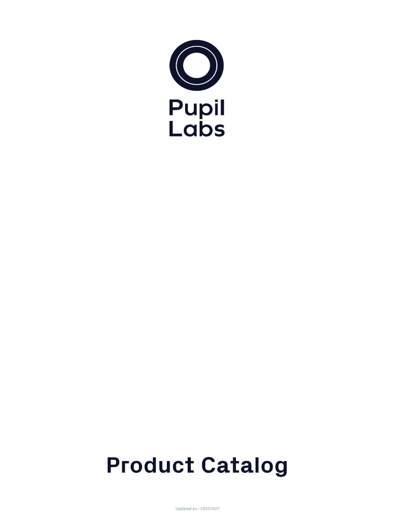 Pupil Labs Eye Tracking Product Overview | PDF | Htc Vive | Virtual Reality