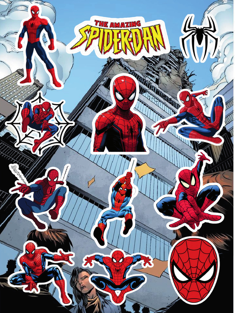 Stickers de Spiderman (Imprimir) | PDF