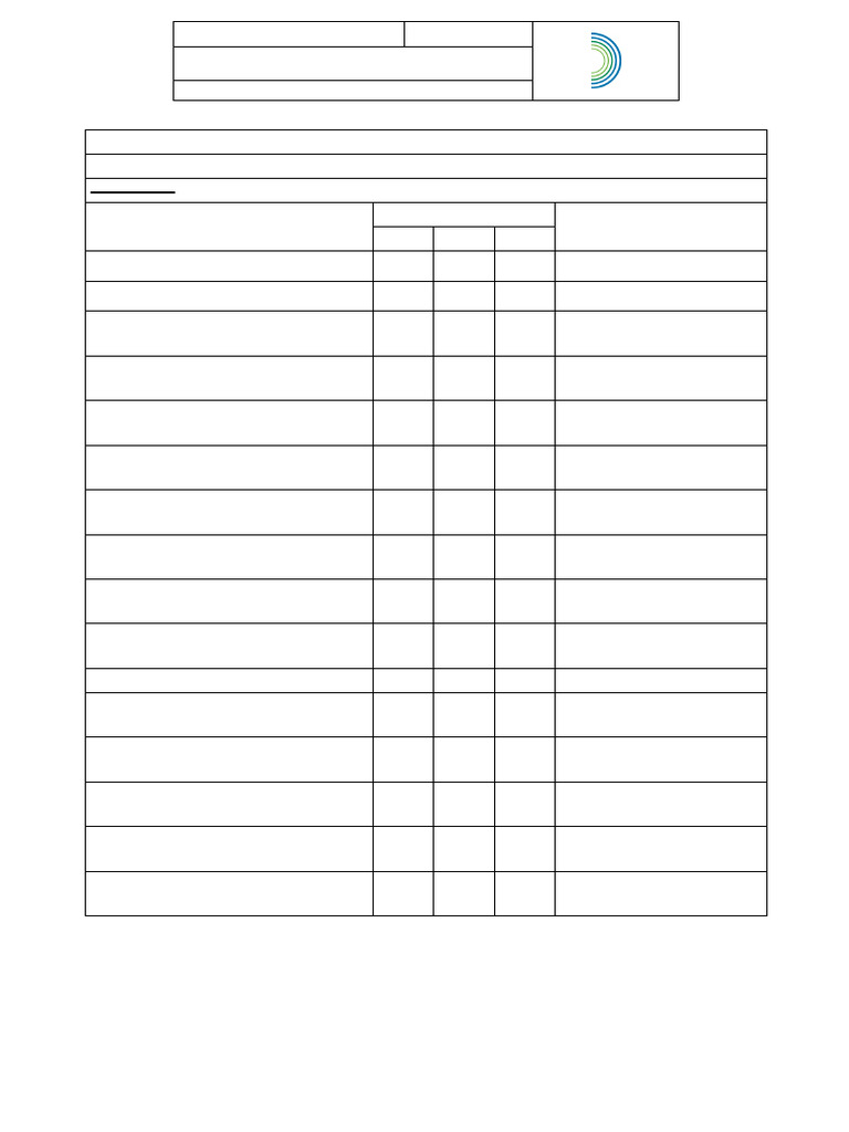 Check List de Materiales en Depósito | PDF