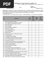 Caars Self Report Long Version | PDF | Attention Deficit Hyperactivity ...