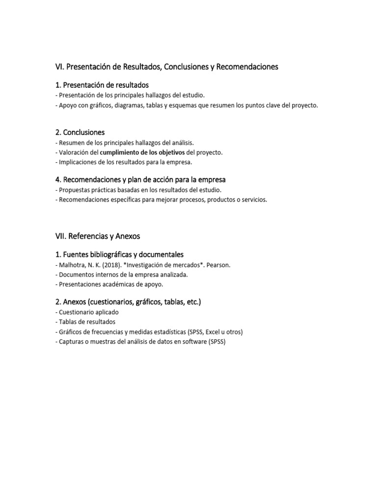 Resultados y Conclusiones del Estudio | PDF