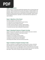 Organic Farming Project Class12 Economics | PDF