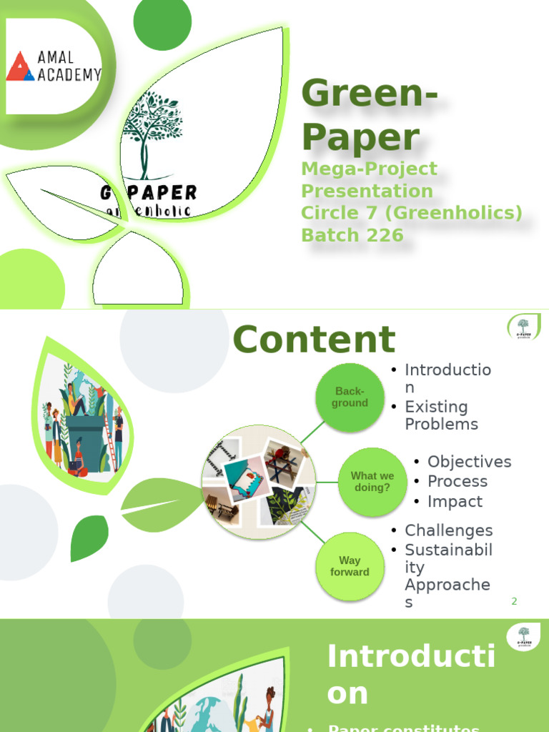 Green Paper Project: Waste Reduction Strategies | PDF | Economy And The ...