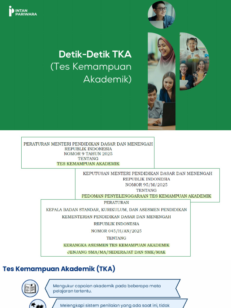 Panduan Lengkap Detik-Detik TKA | PDF