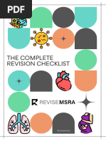Revise MSRA Mock Paper | PDF | Medical Specialties | Diseases And Disorders