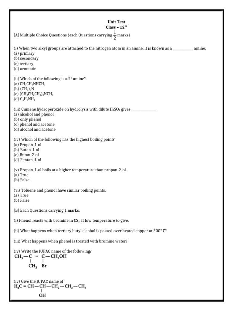 Unit Test-1 | PDF