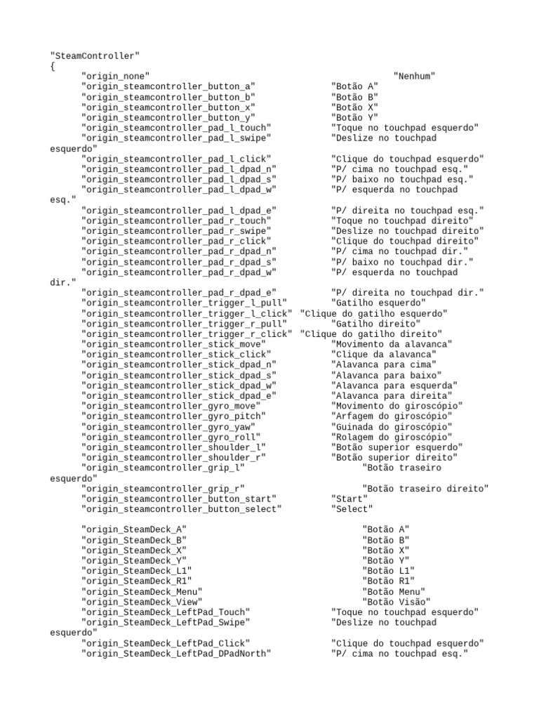 Steam Controller Brazilian | PDF