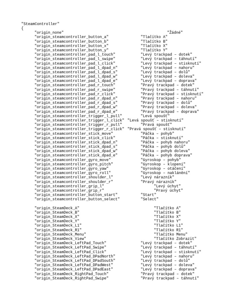Steam Controller Czech | PDF