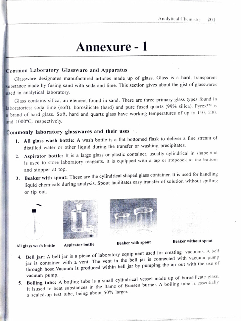 Laboratory Glassware Overview | PDF | Titration | Chemistry