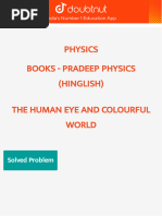 Class 10 Science Pyq CH 10 The Human Eye and The Colourful World | PDF ...