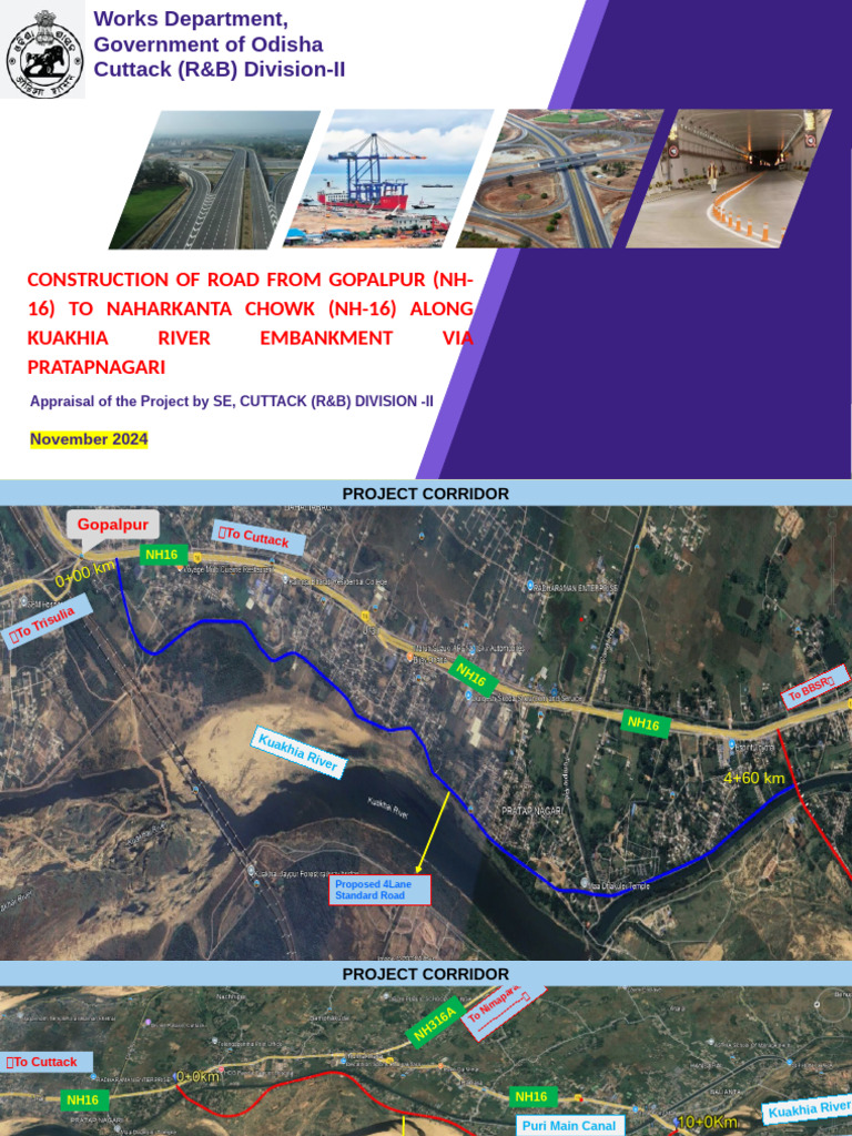 Gopalpur to Naharkanta Road Project | PDF | Road Surface | Streets And ...