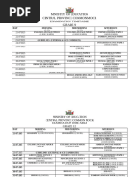 Uce Time Table 2025 | PDF