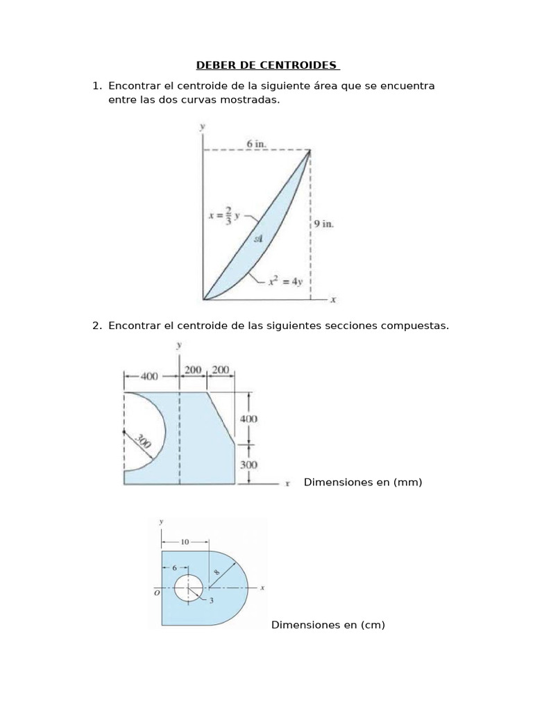 Deber de Centroides | PDF