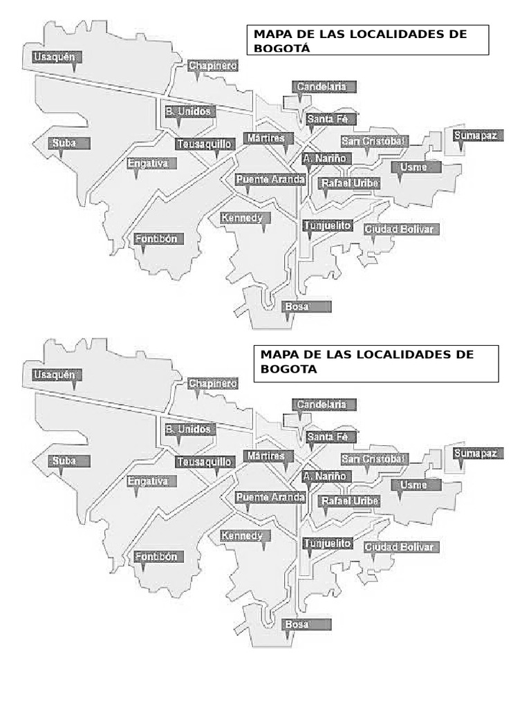 Localidades Mapa | PDF
