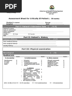 GCS Chart | PDF | Coma | Diseases And Disorders