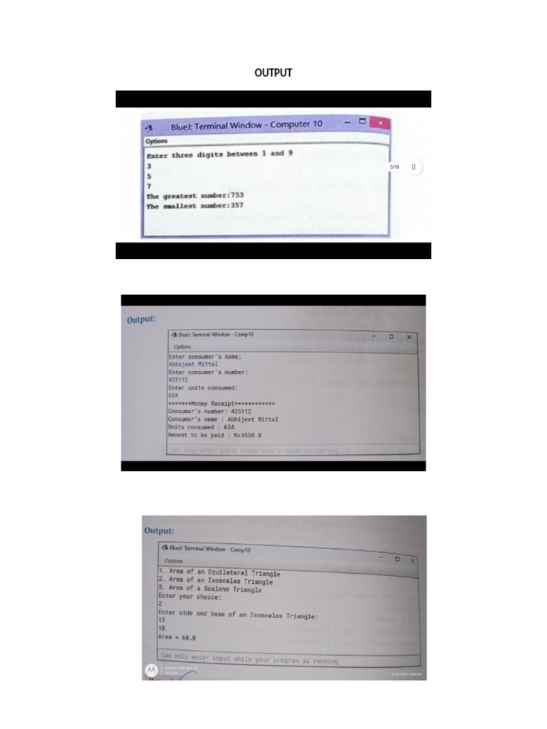 Computer Output | PDF