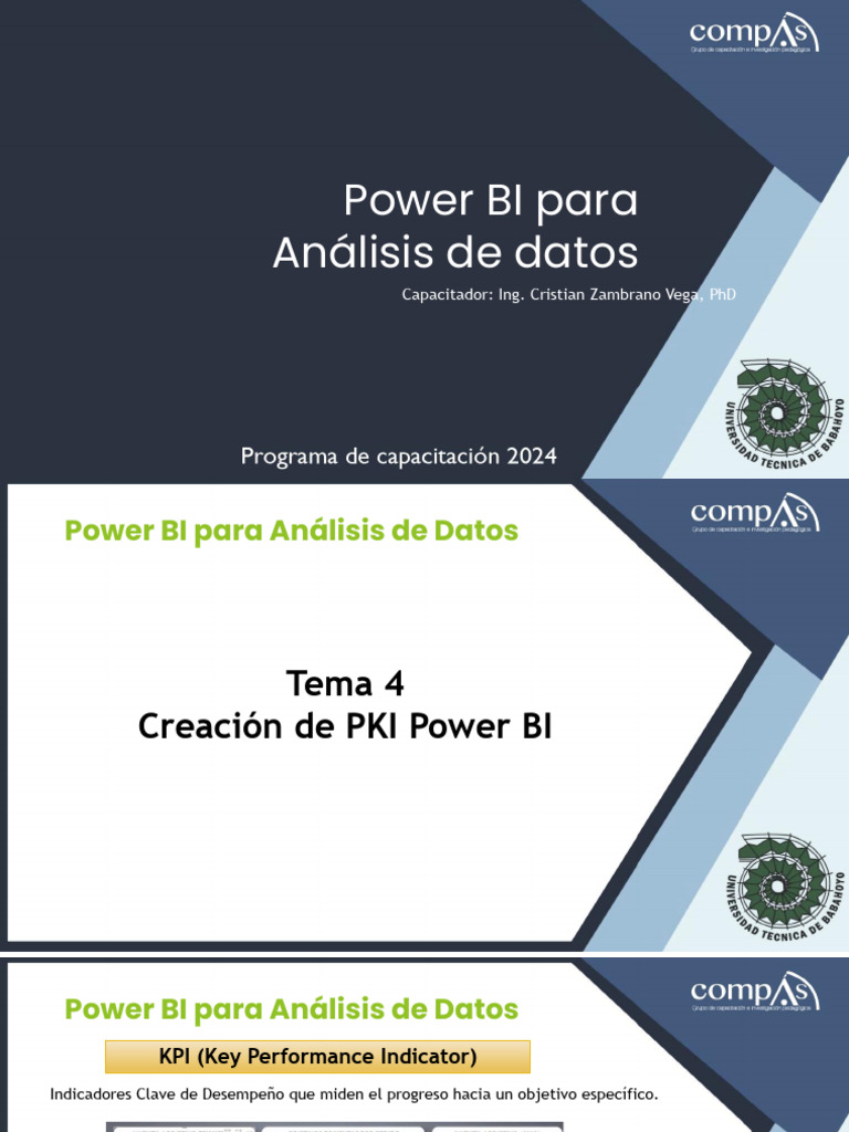 TEMA 4 Creación de KPI Con PowerBI | PDF