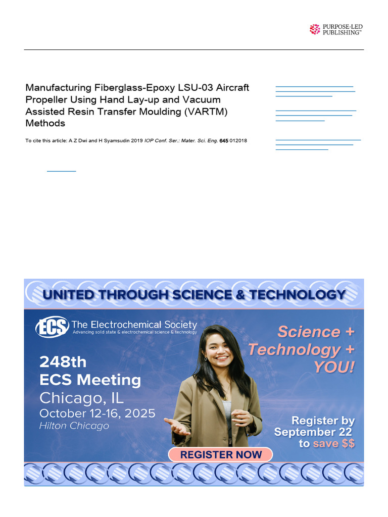 LSU-03 Propeller Manufacturing Methods | PDF | Composite Material ...
