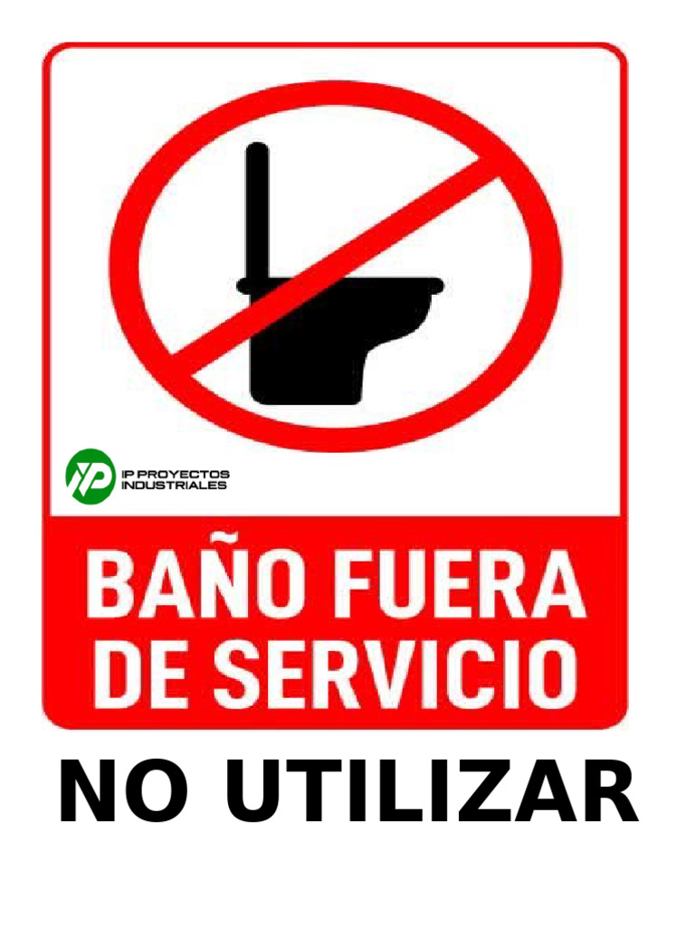 Baño Fuera De Servicio Pdf