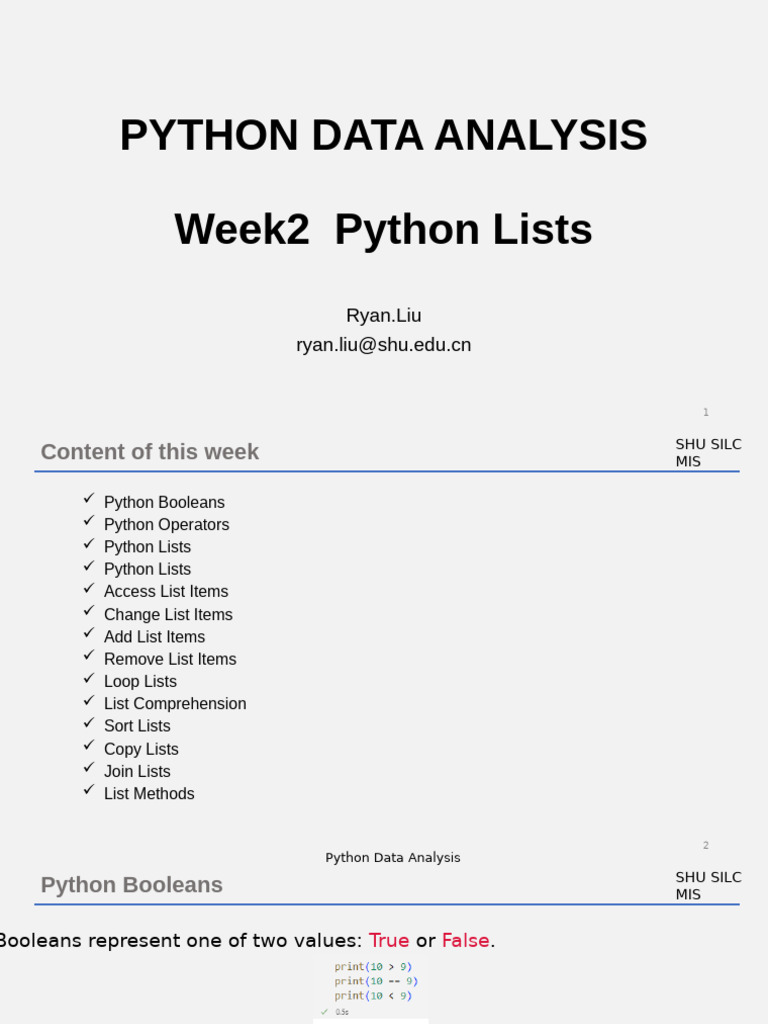 phyton | PDF | Boolean Data Type | Computing