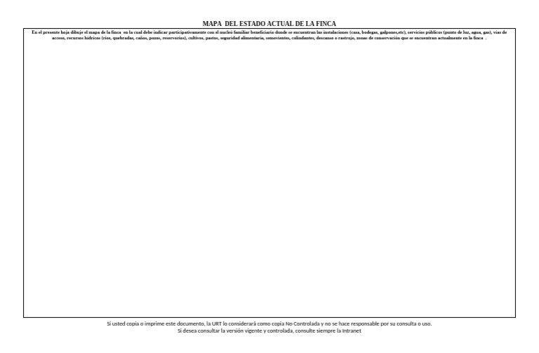 Mapa Actual de La Finca | PDF