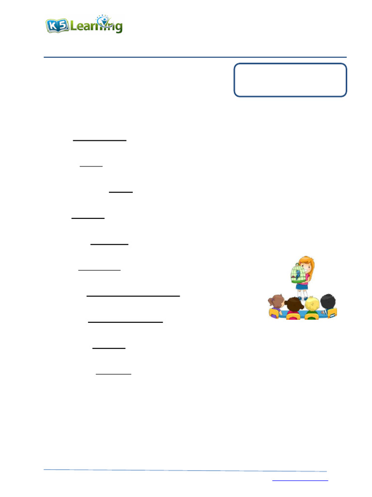 Matching Nouns To Pronouns Worksheet 2 | PDF