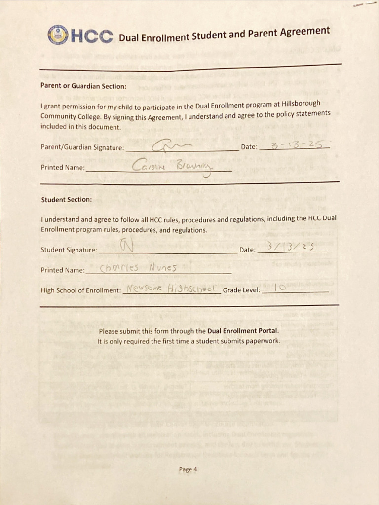 Student Parent Agreement | PDF